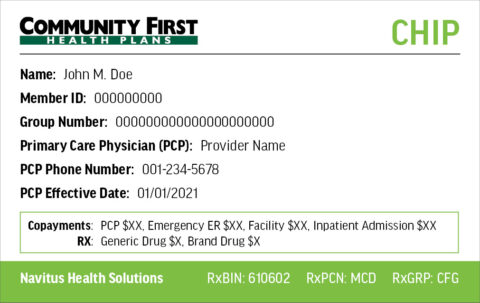 CHIP - Community First Health Plans - Medicaid